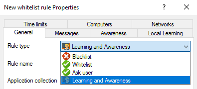 Different rule types
